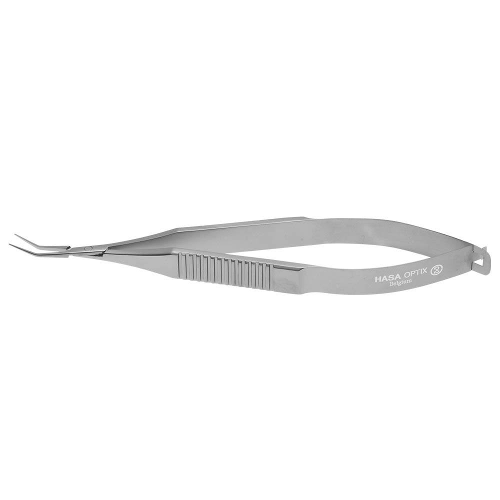 Lens Forceps 45° Angled Shafts With Smooth Flat Jaws - Hasa Optix